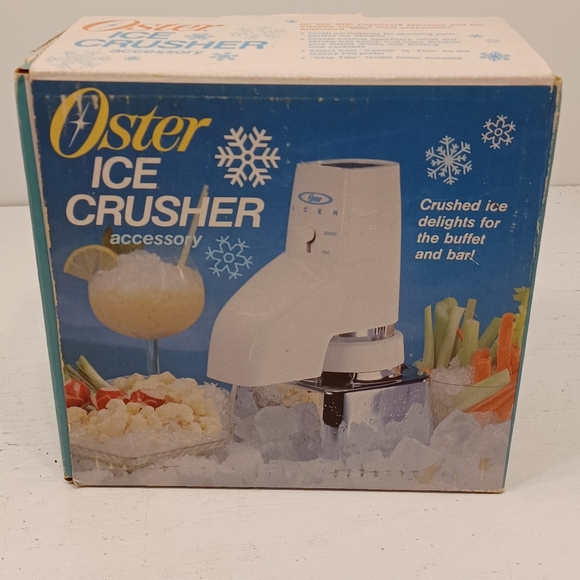 Oster | Kitchen | Vtg Oster Ice Crusher Attachment Original Box Mcm ...